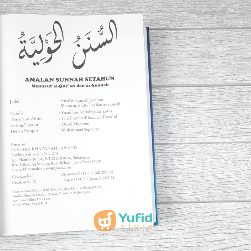 BUKU AMALAN SUNNAH SETAHUN MENURUT AL-QURAN DAN AS-SUNNAH (KHAZANAH FA – Yufid Store Toko Muslim