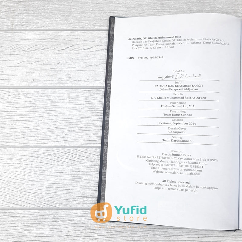 BUKU RAHASIA DAN KEAJAIBAN LANGIT DALAM PERSPEKTIF AL-QURAN (DARUS SUN – Yufid Store Toko Muslim