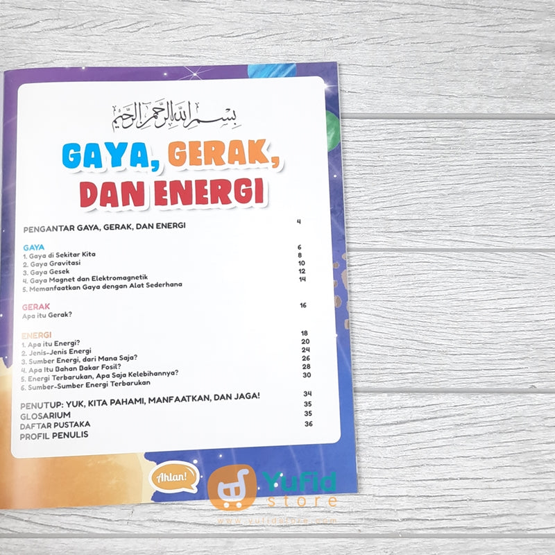 BUKU SERI SAINS UNTUK ANAK - GAYA GERAK DAN ENERGI (AHLAN) – Yufid ... BUKU SERI SAINS UNTUK ANAK - GAYA GERAK DAN ENERGI (AHLAN) – Yufid ...