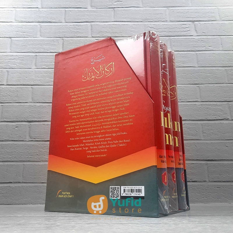 BUKU SYARAH RUKUN IMAN 3 JILID (PUSTAKA IMAM ASY SYAFII) – Yufid Store Toko Muslim