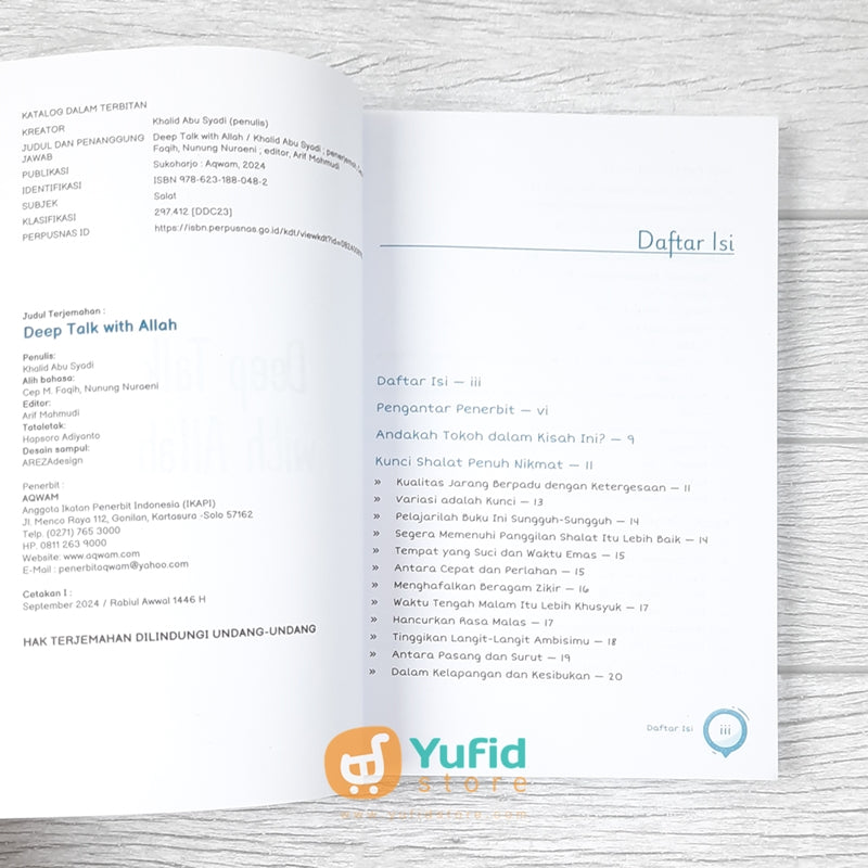 BUKU DEEP TALK WITH ALLAH (AQWAM) – Yufid Store Toko Muslim