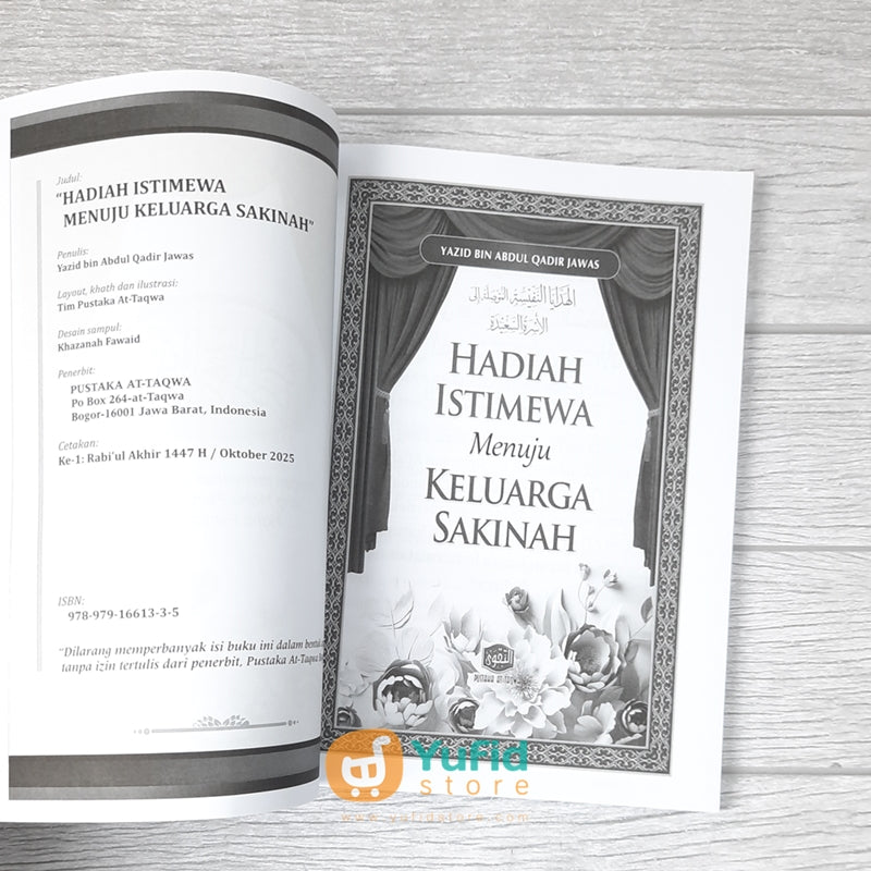 BUKU HADIAH ISTIMEWA MENUJU KELUARGA SAKINAH (PUSTAKA AT-TAQWA) – Yufid ...