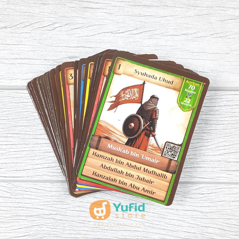 KARTU QUARTET MUSLIM HEROES (ADZKIA BOOKS) – Yufid Store Toko Muslim