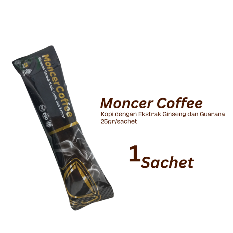 KOPI HERBAL STAMINA MONCER COFFEE - TESTER 1 SACHET – Yufid Store Toko ...