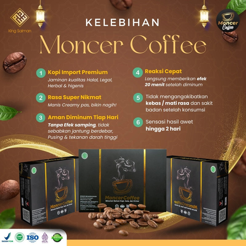 KOPI HERBAL STAMINA MONCER COFFEE - TESTER 1 SACHET – Yufid Store Toko ...