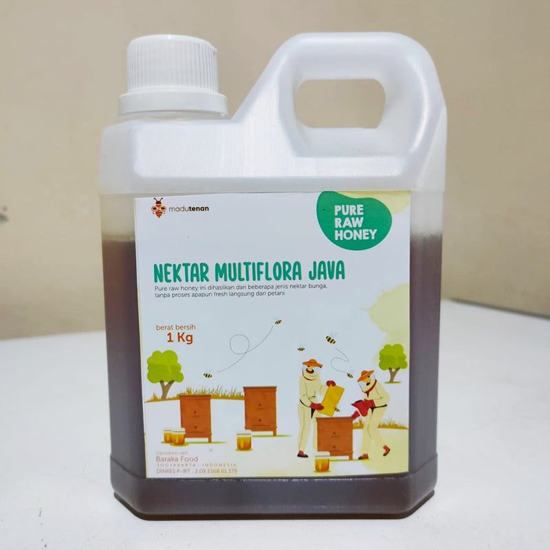 MADU TENAN NEKTAR MULTIFLORA 1 KG - PURE RAW HONEY – Yufid Store Toko ...