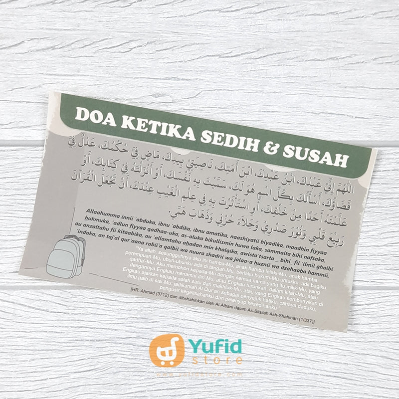 STIKER DOA DAN DZIKIR SEHARI-HARI SESUAI SUNNAH NABI (KHOSYAH MEDIA ...