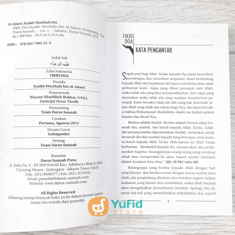 BUKU FIKIH DOA (DARUS SUNNAH) – Yufid Store Toko Muslim