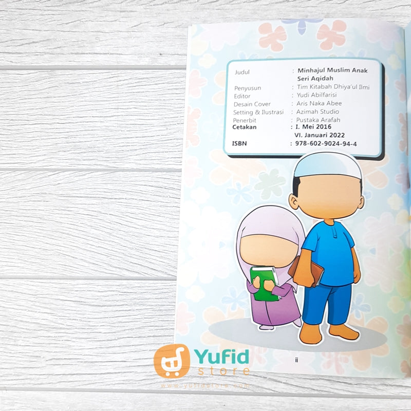 BUKU MINHAJUL MUSLIM ANAK - SET 4 BUKU (PUSTAKA ARAFAH) – Yufid Store ...