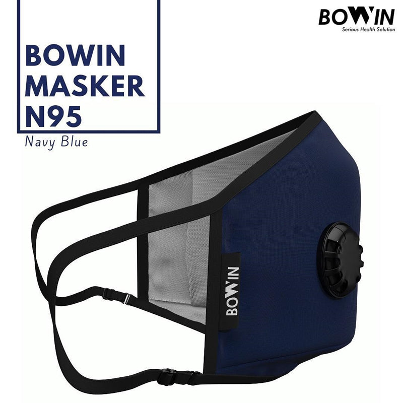 Bowin Masker N95 CV Navy Blue – Yufid Store Toko Muslim