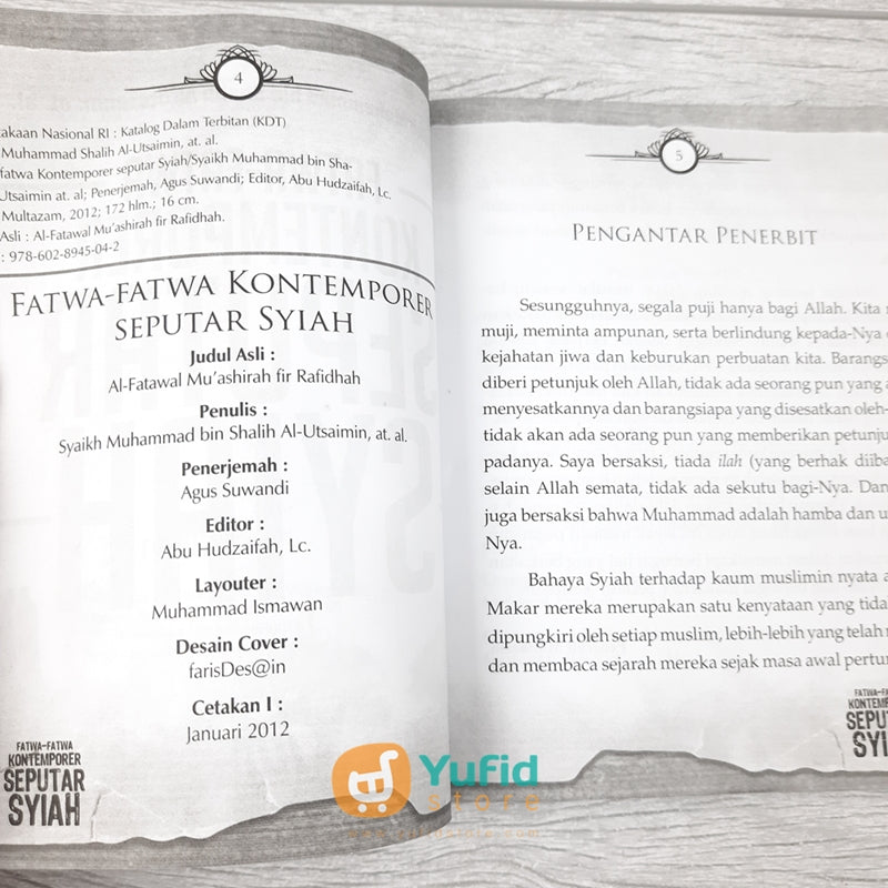 Buku Fatwa-Fatwa Kontemporer Seputar Syiah (Multazam) – Yufid Store ...
