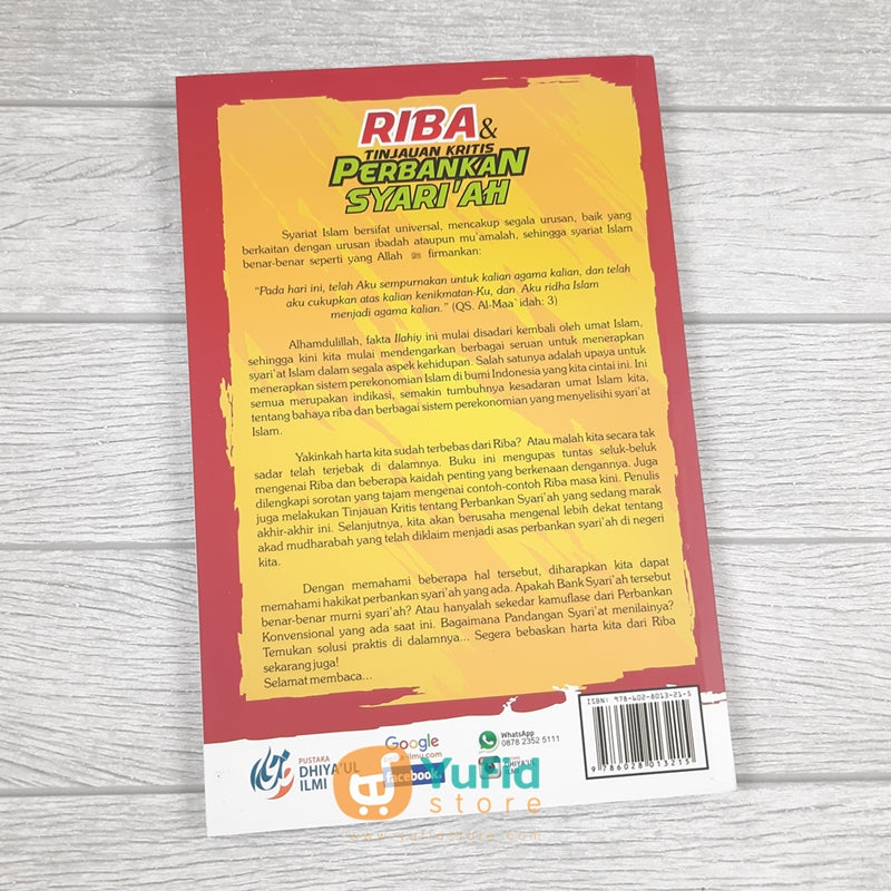Buku Riba Dan Tinjauan Kritis Perbankan Syariah (Pustaka Dhiyaul Ilmi ...