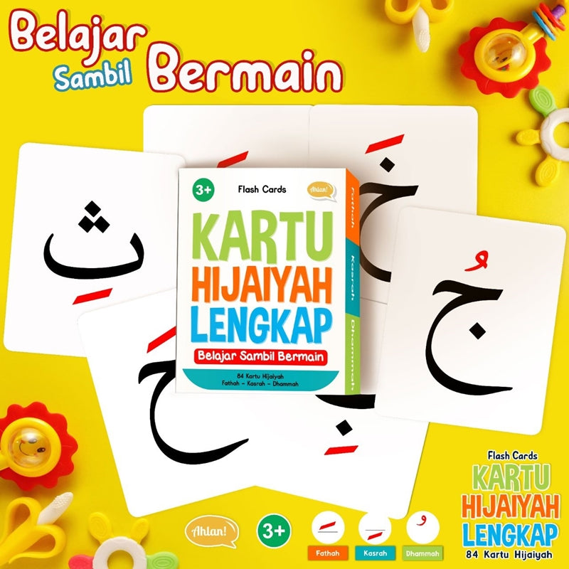 Flash Card Kartu Hijaiyah Lengkap (Ahlan) – Yufid Store Toko Muslim