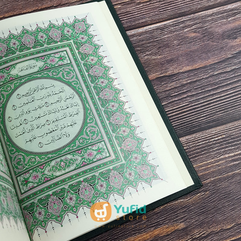 Mushaf Asli Madinah Ukuran A5 Cover Hijau Tua (Majma Malik Fahd ...