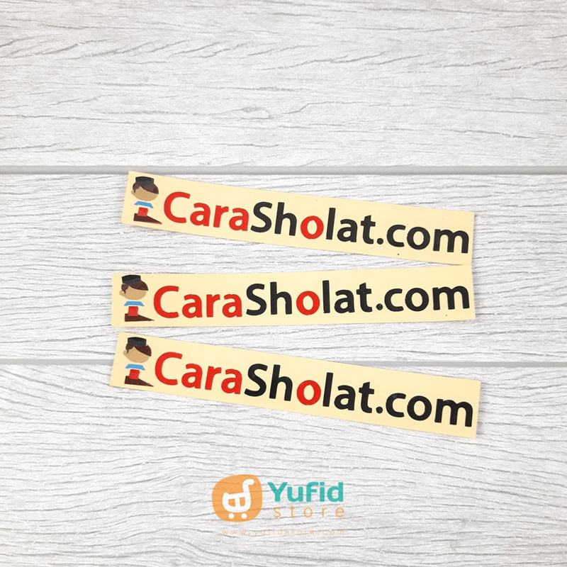 STICKER CARA SHOLAT – Yufid Store Toko Muslim