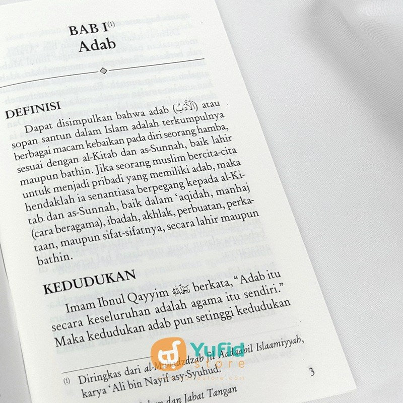 Buku Adab Bertemu, Salam, Dan Jabat Tangan (Pustaka Ibnu Umar) – Yufid ...